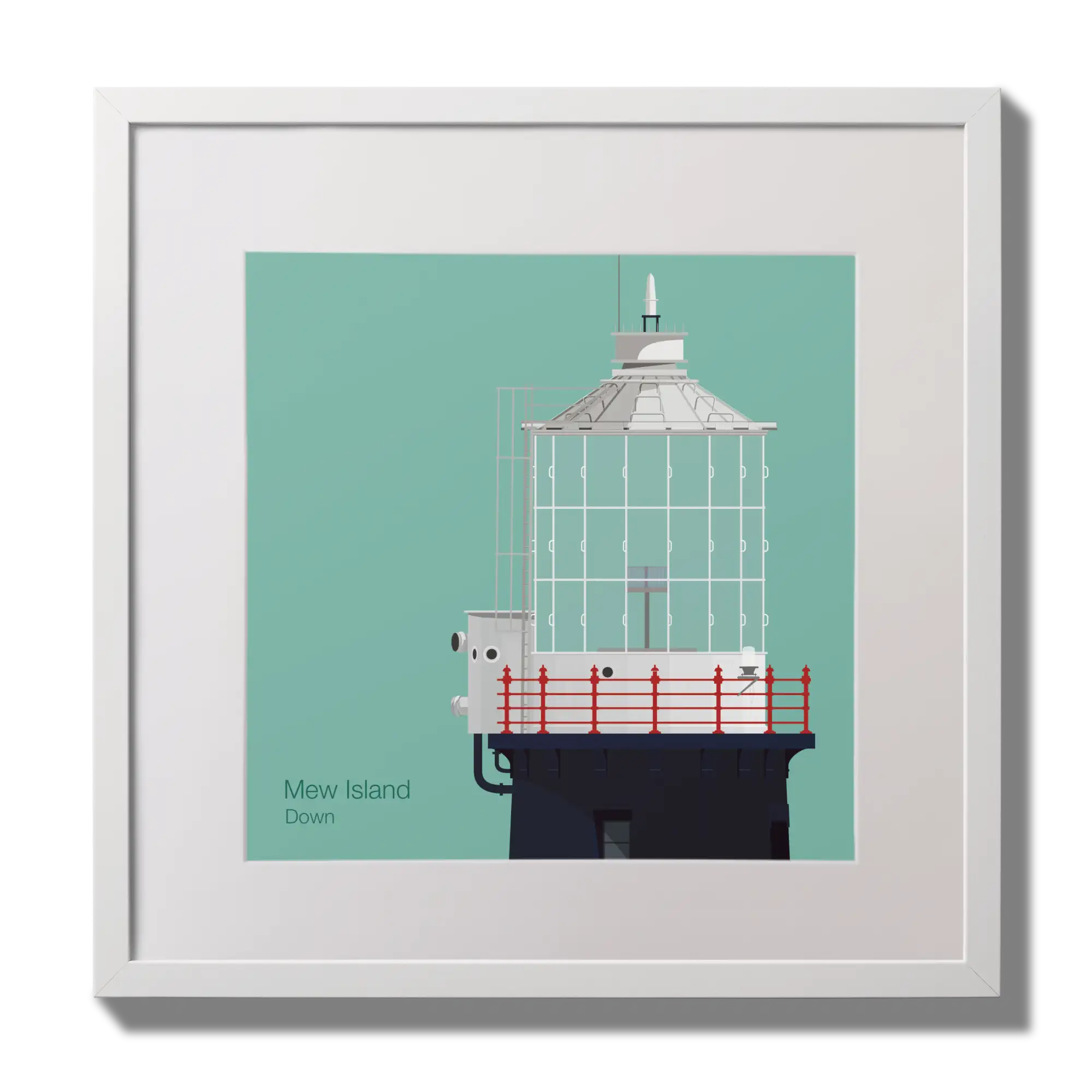 Mew Island Lighthouse, Ireland Wall Art Print – The Designer of Things
